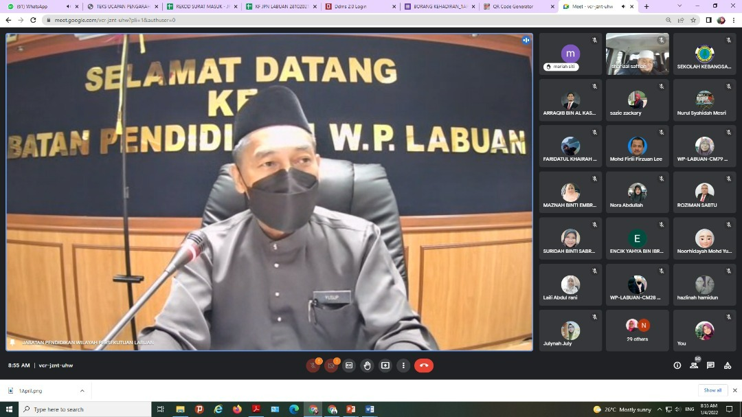 Pelancaran Program Ihya’ Ramadan Peringkat JPWPL Tahun 2022 - JPWPL ...